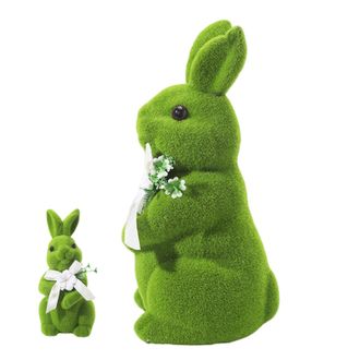 Generico Pl&uuml;schhase, realistisch, aus nat&uuml;rlichem Pl&uuml;sch, Dekoration f&uuml;r Zuhause, Schlafzimmer, Schrank und Eingangsbereich