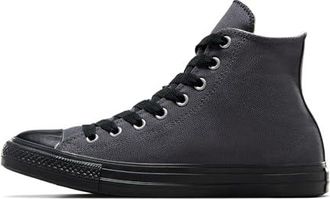 Converse Baskets Montantes Chuck Taylor All Star pour Homme, Mati&egrave;re fonc&eacute;e/Noir/Noir, 43 EU