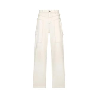 Liu Jo Femme, Pantalons, Jaune, Taille: W28 Wide Pantalons