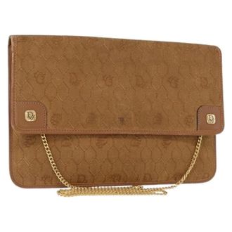 Dior Pre-owned Honeycomb Canvas Schultertasche - - Pre-owned - Damen - Braun - ONE SIZE