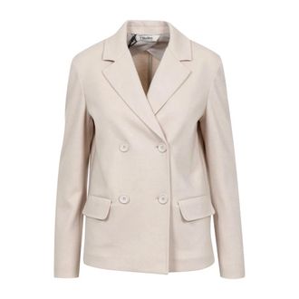 Max Mara Femme, Vestes, Beige, Taille: 42 FR S Max Mara Vestes Natural