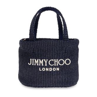 Jimmy Choo London Femme, Sacs, Bleu, Taille: ONE Size Beach Tote East-West Mini