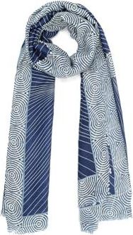 Queen Helena Écharpe dHiver Foulard pour Femme SC22-5 bleu, Taille unique