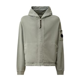 C.P. Company Zip Hooded Sweat Ss039A - - Sweatshirts & Hoodies - Herren - Blau - XS