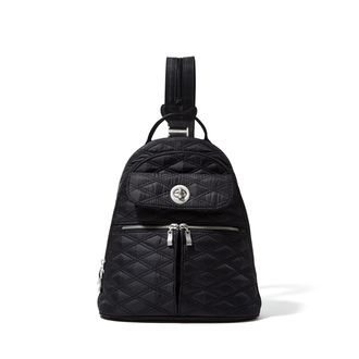 Baggallini Damen Naples Convertible Backpack, Schwarze Steppdecke, Einheitsgr&ouml;&szlig;e