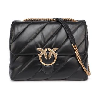 Pinko Pinko, Femme, Sacs, Noir, Taille: ONE Size Big Love Puff