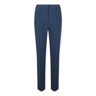 Patrizia Pepe Femme, Pantalons, Bleu, Taille: 38 FR Viscose Slim Pants