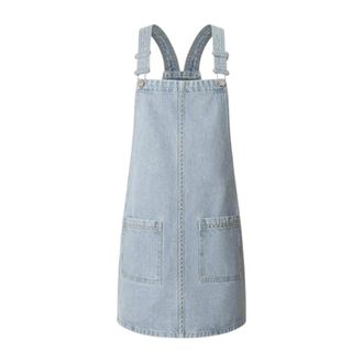 Pepe Jeans London Schickes Overall Rock Kleid - - Dresses - Damen - Blau - S