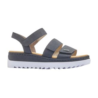 Rieker Femme, Chaussures, Bleu, Taille: 40 EU Sandales Ouvertes D&eacute;contract&eacute;es