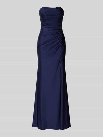 Mascara Abendkleid mit verl&auml;ngertem R&uuml;cken und Raffungen