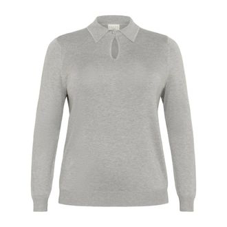 Kaffe Curve Damen, Strickwaren, Grau, MGr&ouml;&szlig;e