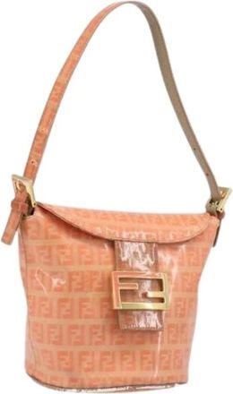 Fendi Sac &agrave; main vintage doccasion - Femme - Pre-owned - Orange - Taille: ONE Size