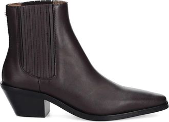 BOSS bottines 60 mm à bout pointu - Marron