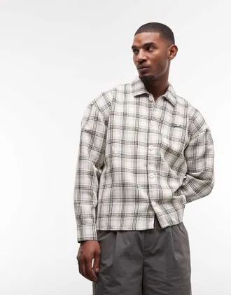 Pegador Pegador - Rupit - Chemise structur&eacute;e en tissu gaufr&eacute; - Blanc chaud