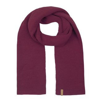 Riverso Herren Schal RIVLiam Strickschal M&auml;nnerschal Winterschal Langschal Basic Einfarbig 100% Acryl Herbst Winter Einheitsgr&ouml;&szlig;e (One Size, Burgundy)