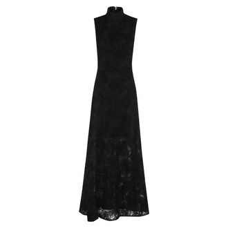 Rotate Rotate Birger Christensen, Femme, Robes, Noir, Taille: 36 FR Robe florale en maille