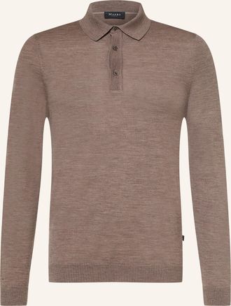 Maerz Maerz Muenchen Strick-Poloshirt braun