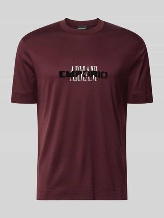 Emporio Armani T-Shirt mit Label-Print