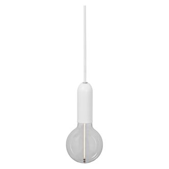 Osram Vintage 1906 Pendelleuchte ROUND E27, wei&szlig;, max. 25W (LED 15W), E27 Sockel, runder Baldachin, Innenraum-Pendelleuchte, Kombination mit 1906 Vintage-La