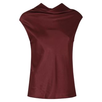 Alberta Ferretti Femme, Tops, Rouge, Taille: 38 FR TOP