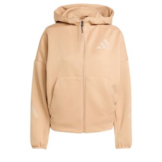 adidas Womens Z.N.E. Zip-Hoodie Warm Sandstone XL