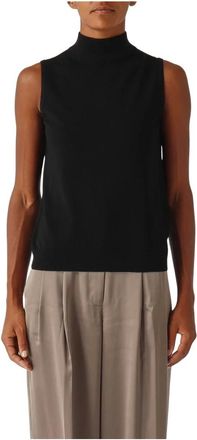 Michael Kors Femme, Pulls, Noir, Taille: 38 FR Turtleneck en tricot