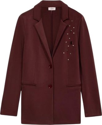 Oltre Damen, Jacken, Rot, MGröße