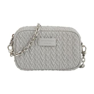 Emporio Armani Kameratasche mit gepr&auml;gtem Effekt - - Bags - Damen - Grau - ONE SIZE