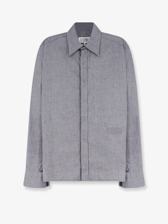 Maison Margiela Cotton shirt with zip - MM6 MAISON MARGIELA - gender_Man