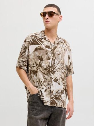 Jack & Jones Jack & Jones Hemd Jeff 12288854 Braun Relaxed Fit