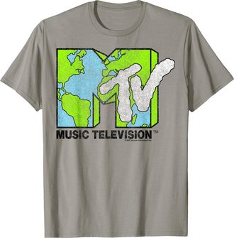 Giesswein World Map Print Logo T-Shirt