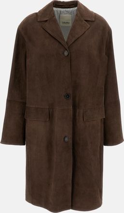 Max Mara Ortensia Wildleder &Uuml;bermantel