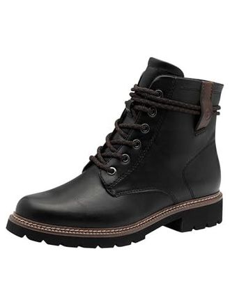 Tamaris Bottines plates en dentelle pour femme 1-25262-45 - Noir - Taille 38 EU, Noir, 38 EU