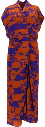 Dries Van Noten Dilian Midi Dress - Femme - Robes - Multicolore - Taille: 40 FR