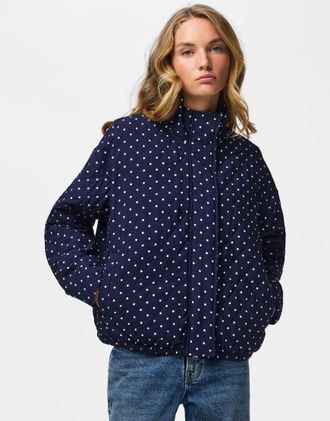 Pieces bomber bleu maritime