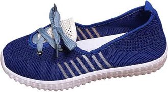 Generic Baskets Orthop&eacute;diques Confortables Basket Running pour Femme Plates D&eacute;contract&eacute;es Femmes Paillettes Mode Printemps T&eacute; Maille Solide Lacets Soulagement