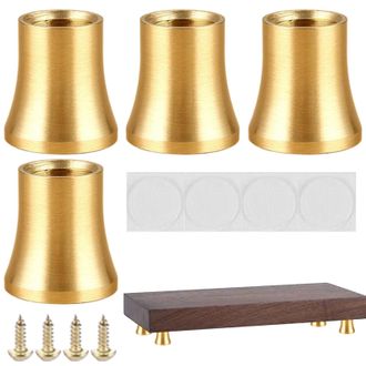 Generic Ersatz-Stuhlbeine | Ersatzbeine f&uuml;r Sofas, rutschfeste Pads f&uuml;r Holz- und Fliesenb&ouml;den, Ger&auml;uschreduzierung, Nivellierung des Schlafzimmers