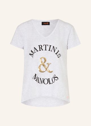 Miss Goodlife Miss Goodlife T-Shirt Mit Pailletten grau