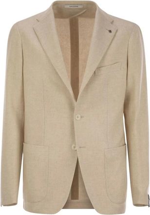 Tagliatore Homme, Vestes, Beige, Taille: XL Veste en m&eacute;lange de laine vierge