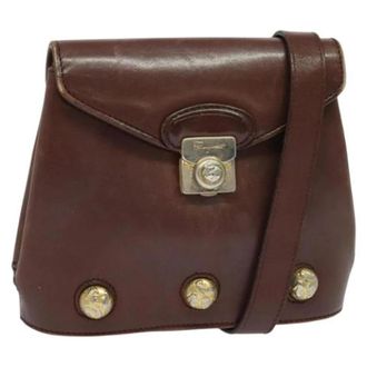 Ferragamo Pre-owned Leder crossbody-taschen - - Pre-owned - Damen - Rot - ONE SIZE