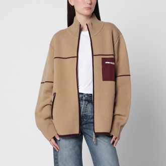 Guest In Residence Felted Louis Jacke mit Rei&szlig;verschluss in Camel