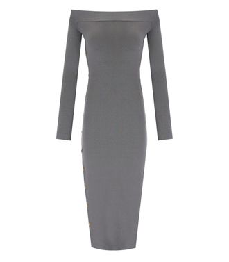 Elisabetta Franchi ROBE MIDI EN MAILLE STEEL ELISABETTA FRANCHI