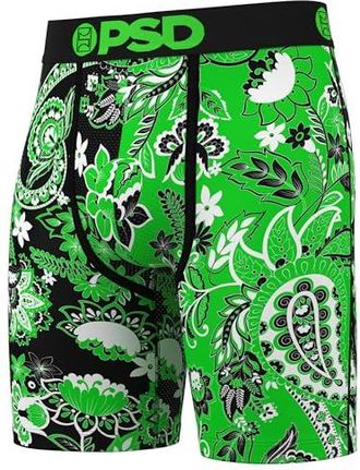 PSD Boxer imprimé bandana pour homme - Entrejambe de 17,8 cm - Sous-vêtements respirants et offrant un bon maintien avec tissu évacuant lhumidité, Lucky P