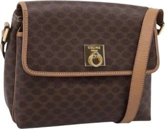Celine Sac bandouli&egrave;re vintage Pre-owned - Femme - Pre-owned - Brun - Taille: ONE Size