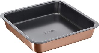 T-fal Moule à cake carré Tefal Airbake 23X23 cm Anti-adhésif Acier Marron