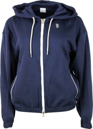 Eleventy Pull Col Rond - Bleu