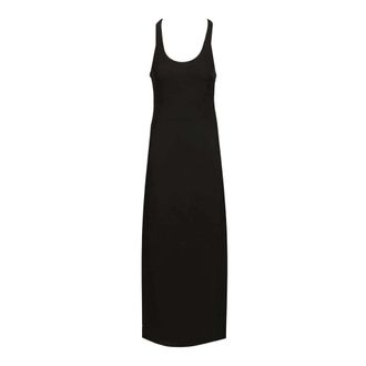Matteau Fluid Racer Back Dress - - Dresses - Damen - Schwarzk - L