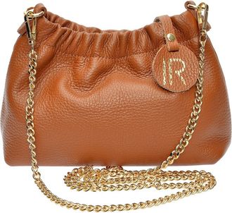 Isabella Rhea Braun Rindsledertasche