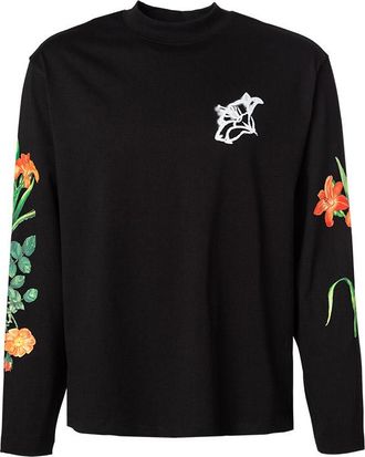 HUGO BOSS Herren Longsleeve schwarz