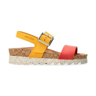 Mephisto Rot Gelb Ergonomische Sandale - - Shoes - Damen - Gelb - 41 EU